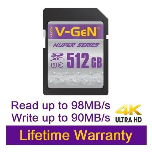 Jual V-GeN SD Card | SDXC 512gb Hyper | Memory Card Kamera 512 gb UHS 1 ...