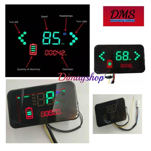 Jual speedometer Electric Bike Molis sepeda listrik universal 48v - 72V ...