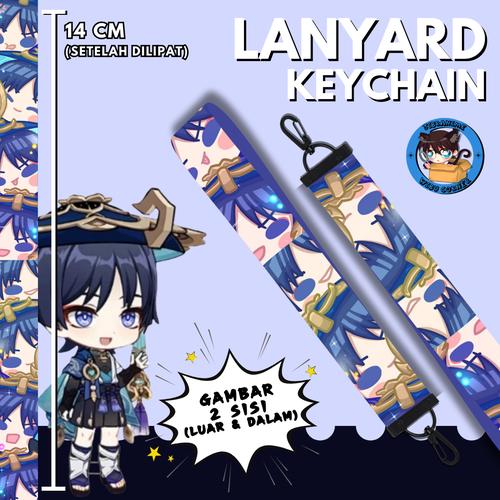 Jual Lanyard Strap Anime 2 Sisi / Wanderer Chibi Genshin Impact ...