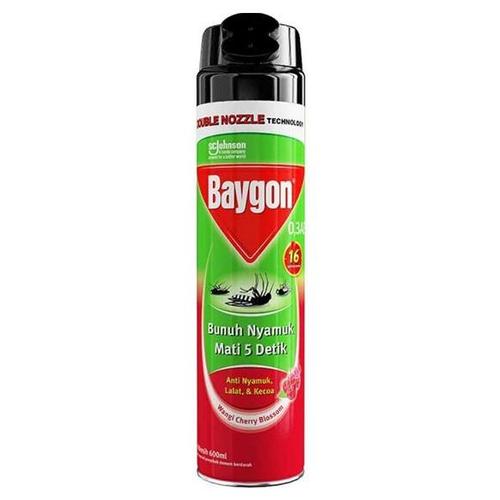 Jual Baygon Insektisida Spray Anti Nyamuk Cherry Blossom 600Ml - Kota ...