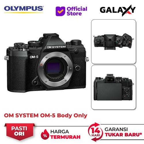 Promo OM SYSTEM OM-5 Body Only Olympus OM SYSTEM OM5 Garansi Resmi ...