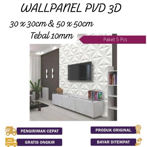 Jual Wallpanel PVC wall panel PVC 3D/wallpaper dingding dekorasi - Kota ...