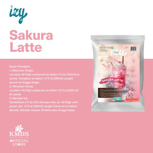 Jual Izy Powder Drink Sakura Latte 1kg - Kota Tangerang Selatan - KMDS ...