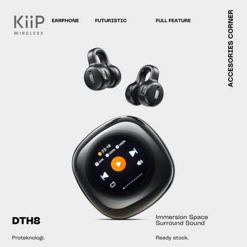 Jual KiiP DTH8 Wireless OWS Smart Headset Bluetooth Earphone TWS ...
