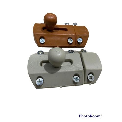 Jual Grendel PVC Putih/Coklat grendel pvc putih/ coklat - Putih ...