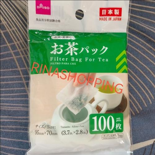 Jual Daiso Tea Bag Filter / Saringan Teh / Kantong Teh - isi 92 ...
