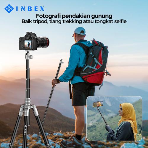 Promo INBEX ib6 Kamera Tripod Fluid Head Monopod Traveling Ball Head ...