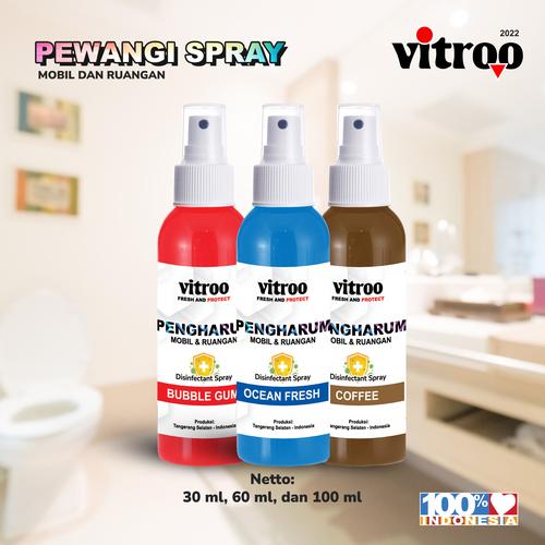 Promo Vitroo Parfum Pengharum Ruangan Botol Spray Semprot Pewangi Mobil ...