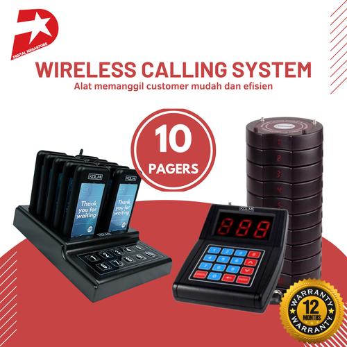 Promo KOLMI Wireless Calling Paging System Bell Wireless Restaurant ...
