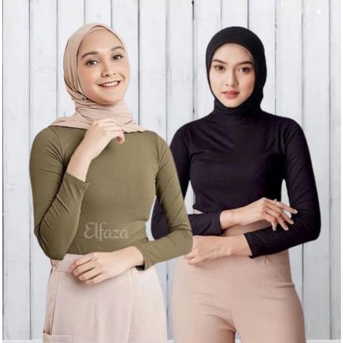 Promo Daleman Manset baju wanita lengan panjang daleman hijab bahan ...