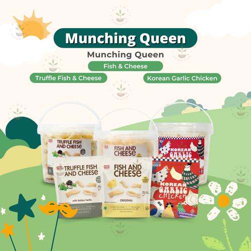 Promo Munching Queen Fish and Cheese - Kerupuk Anak - Cemilan Snack ...