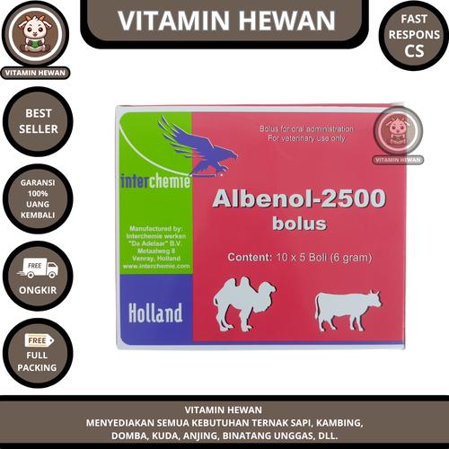 Jual ALBENOL 2500 BOLUS (1 BOLUS) - Obat Cacing Sapi Kerbau Bolus ...