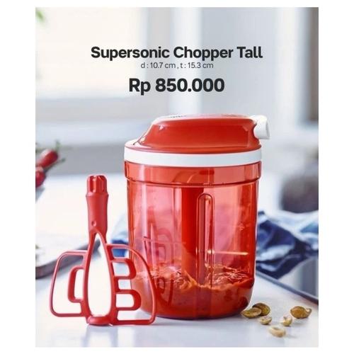 Jual TUPPERWARE Super Sonic Chopper Tall New Turbo Chopper SuperSonic ...