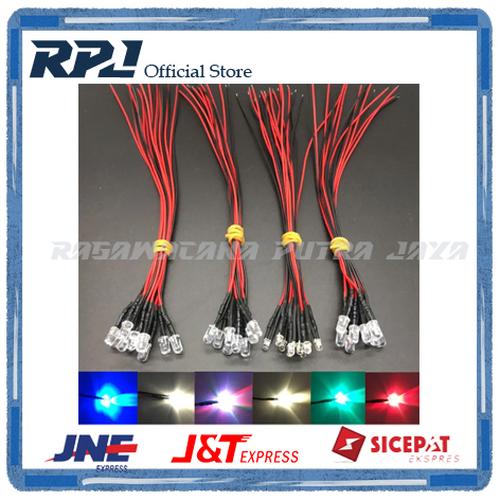 Jual Lampu LED Light Pijar Kecil 3V 6V 12V 24V DC kabel 20cm ...