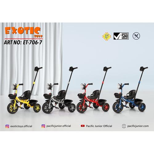 Jual Tricycle Exotic ET 706-7 Stroller Motor ET706-7 Sepeda Anak Roda ...