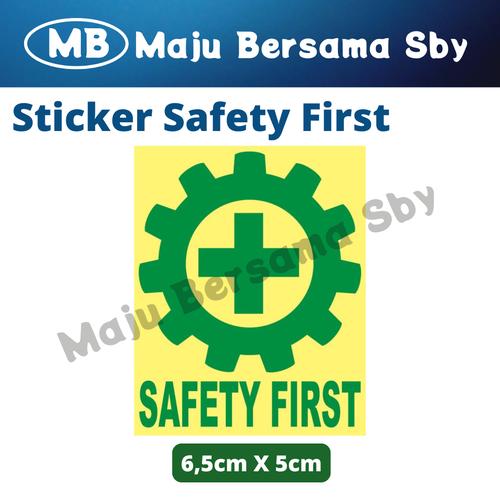 Jual Sticker Cutting K3 Safety First Scotlite Helm Proyek - Kota ...