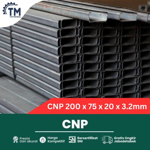 Jual Besi CNP 200 x 75 x 20 x 3.2mm x 6 Meter SNI Kanal C Channel ...