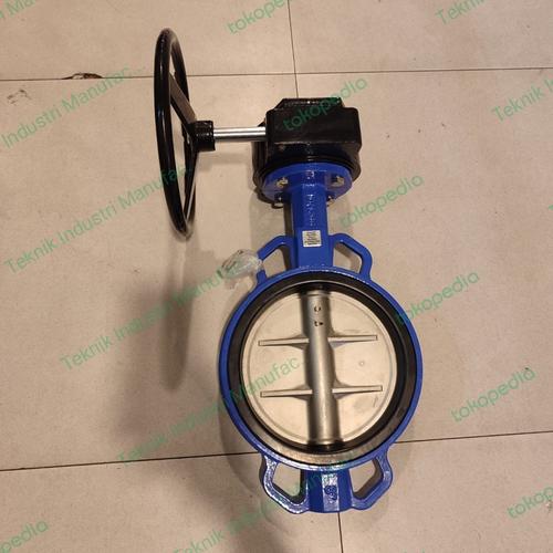 Jual Butterfly Valve 8" inch DN 200 Model Gear Box Seat EPDM - Jakarta ...