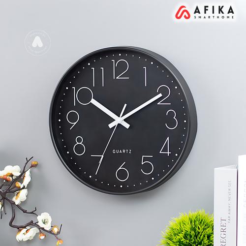 Promo Jam Dinding Bulat Quartz Indoor Wall Clock Round Shape 30cm Mizhi ...