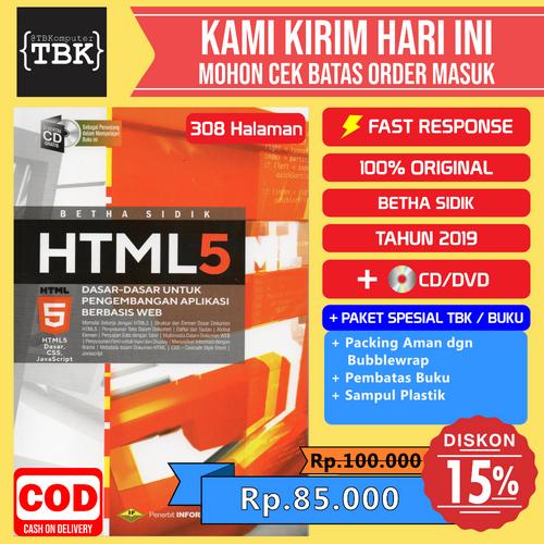 Jual Buku HTML5 Dasar Dasar Untuk Pengembangan Aplikasi Berbasis Web ...