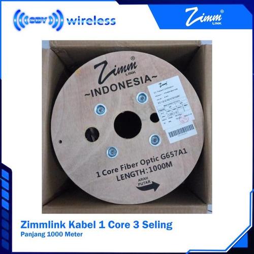 Jual Zimmlink Ftth Dropcore Drop Core 1 Core 3Seling 1000 Meter Fiber ...
