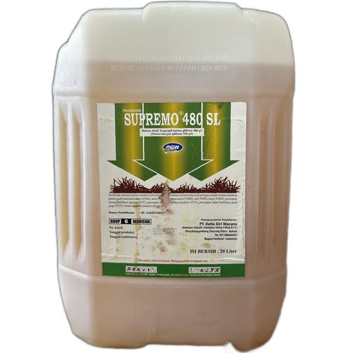 Jual HERBISIDA SUPREMO 480 SL 20 LITER/RACUN HAMA ILALANG RUMPUT SEMAK ...