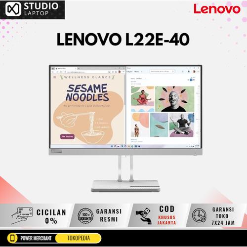 Promo Lenovo L22E-40 Monitor 22 Inch FHD VA 4ms 75Hz FreeSync HDMI VGA ...