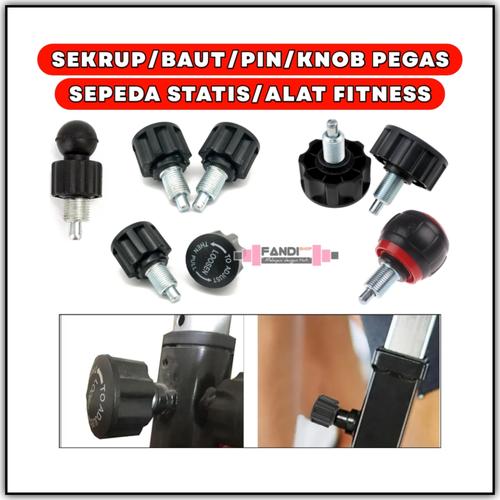 Jual Baut Sekrup Pin Knob Pegas Sepeda Statis Sparepart Alat Fitness ...
