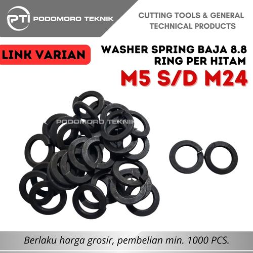 Jual Ring Per Hitam Baja M6 M8 M10 M12 M14 M16 M20 M22 Ring Per Hitam ...