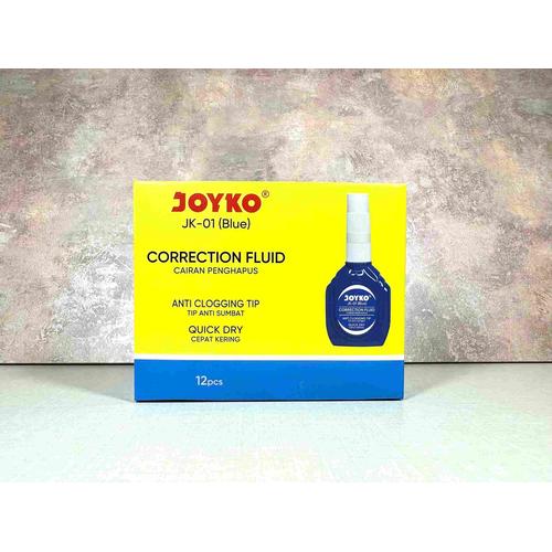 Jual Tip Ex Cair Joyko JK-01 BLUE / Correction Fluid Cairan Koreksi ...