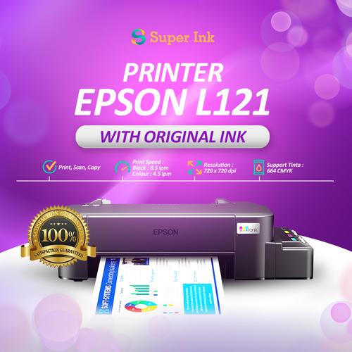 Jual Printer EPSON L121 ECO TANK - EPSON EcoTank L121 A4 Ink Tank ...