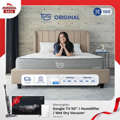 Promo Kasur Pocket Spring Bed TURU ORIGINAL uk. 100x200 (Super Single ...