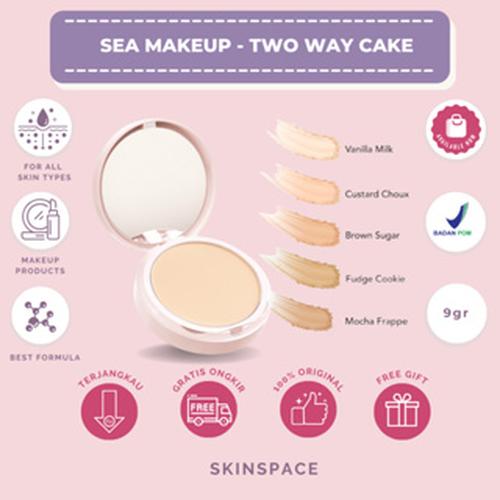 Jual SEA MAKEUP Acne Cover & Smooth Two Way Cake [ORIGINAL 100% ...