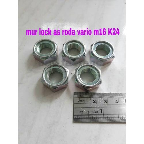 Jual Mur As Roda Motor Vario M16 Kunci 24 Lock Nut Roda Vario M16 K24 ...