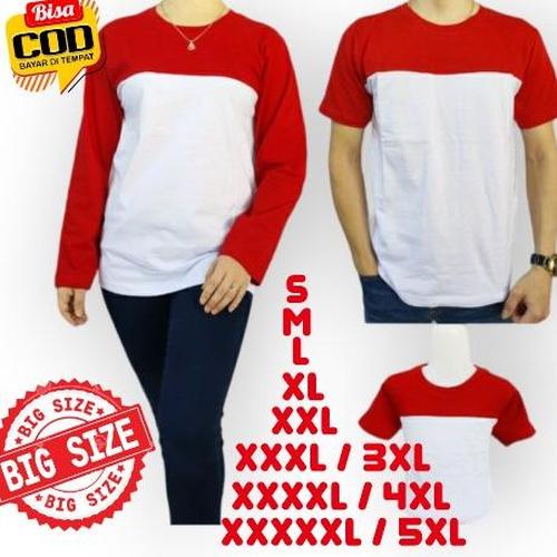 Jual KAOS POLOS : Kaos Kemerdekaan Anak dan Dewasa Ukuran S sampai BIG ...