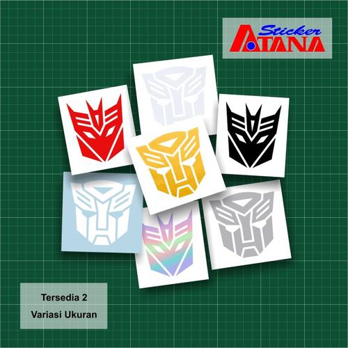 Jual Stiker Cutting Transformers Emblem Logo Autobot Decepticon ...