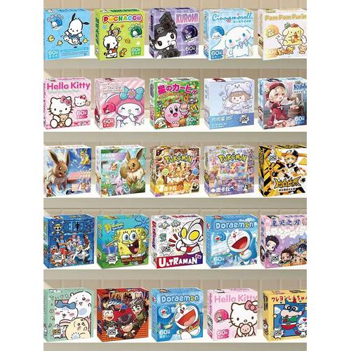 Jual Sticker Aesthetic Waterproof Karakter 60+3pcs #ST102 / Sticker ...