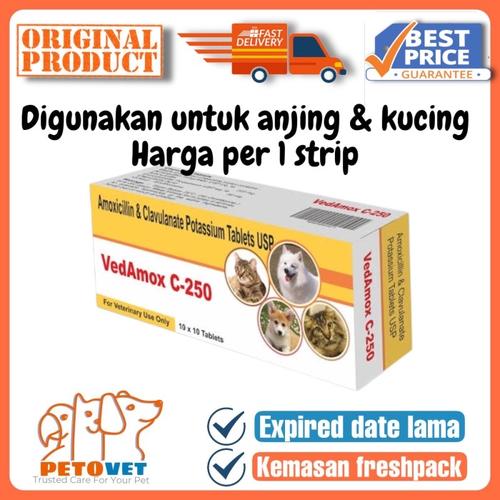 Jual Vedamox C-250 Untuk Infeksi Kulit/Periodontal/pyoderma harga per ...