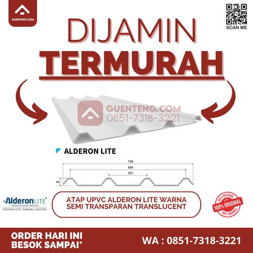 Jual Genteng Atap Upvc Alderon Lite Warna Semi Transparan Translucent ...