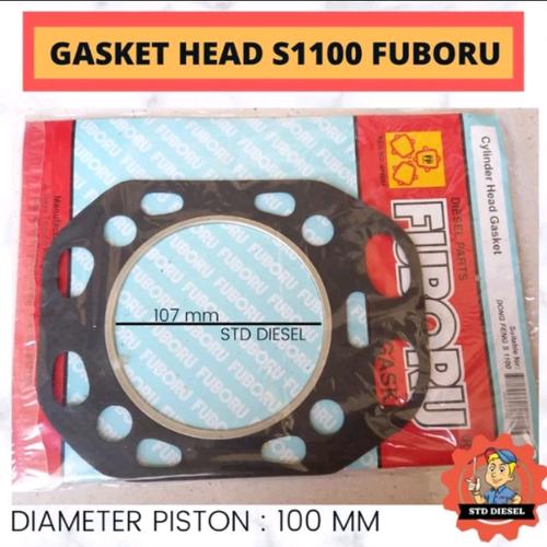 Jual GASKET HEAD S1100 ZS1100 16 HP PK PAKING SILINDER KOP DIESEL ...