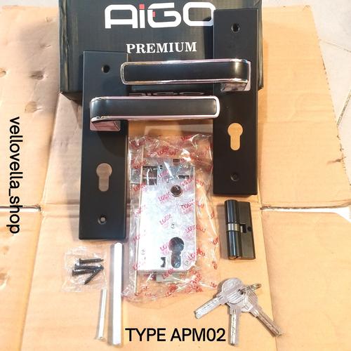 Jual Gagang pintu tanggung premium / handle pintu sedang / gagang pintu ...