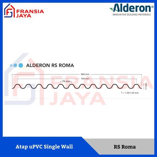 Jual Atap Genteng uPVC Plastik Tebal Panjang 4 Meter RS Roma Alderon ...