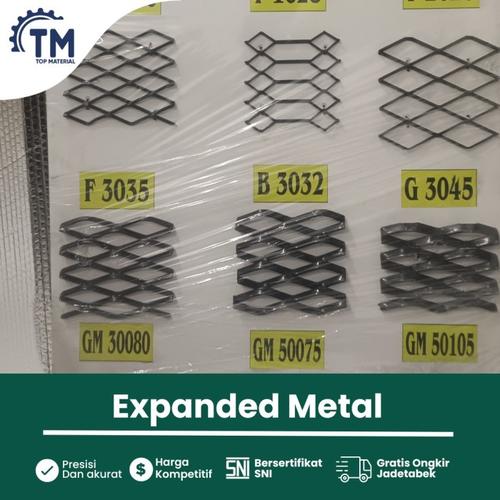 Jual Expanded Metal Type G 3045 Size 4 x 8 ft / 1200 x 2400 / 120 cm x ...