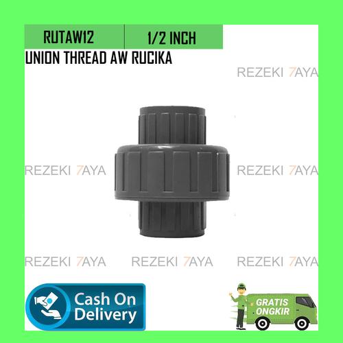 Jual UNION THREAD AW 1/2 INCH FITTING PIPA AIR PVC RUCIKA SAMBUNGAN ...