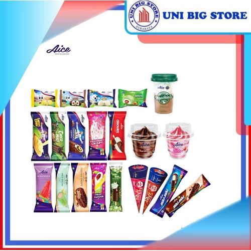 Jual AICE Ice Cream Mochi | Chocolate | Strawberry Crispy Cone Es Krim ...