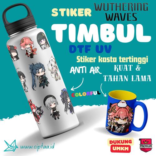 Jual Sticker Wuthering Waves WUWA - Stiker Timbul DTF UV - Sticker ...