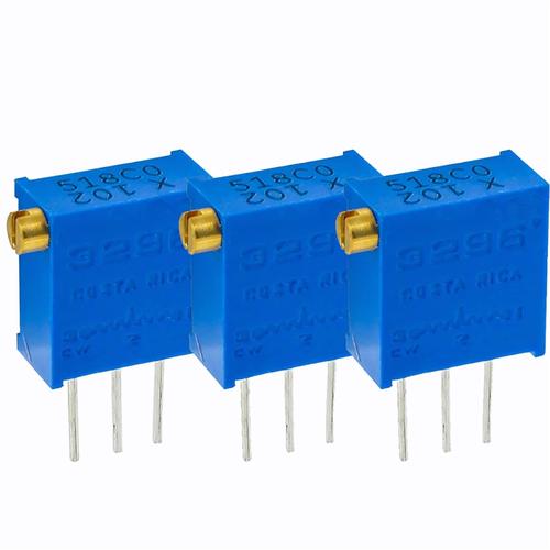 Jual Trimpot 3296X Horizontal Knob Multiturn Trimmer Potentiometer 1K ...