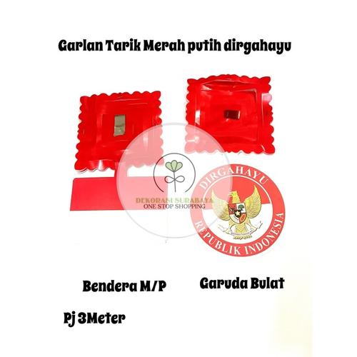 Jual Garlan Tarik Dirgahayu / Garlan Tarik 17 an - Bendera - Kota ...