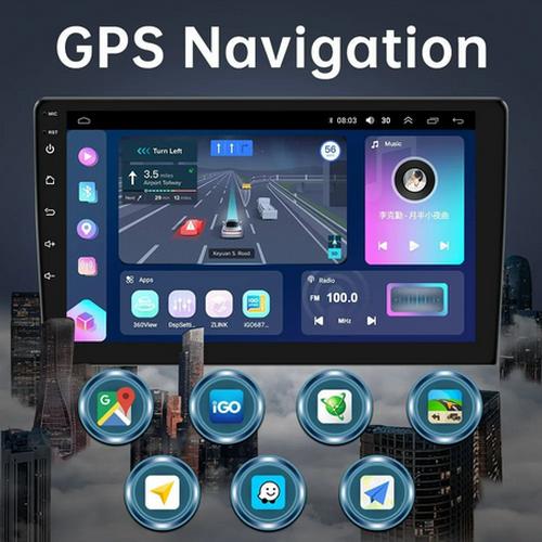 Jual 6G+64G Android 13 Head Unit 7/9/10 Inch IPS Layer Mobil Navigasi ...