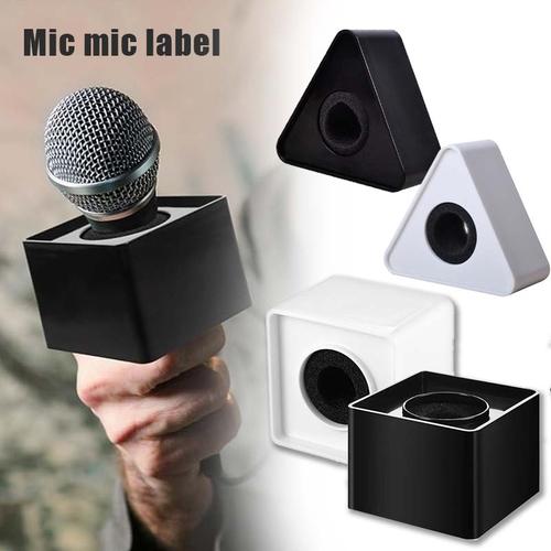 Jual Dudukan Microphone Ring Holder Mic Holder Triangle Dan Cube Logo ...